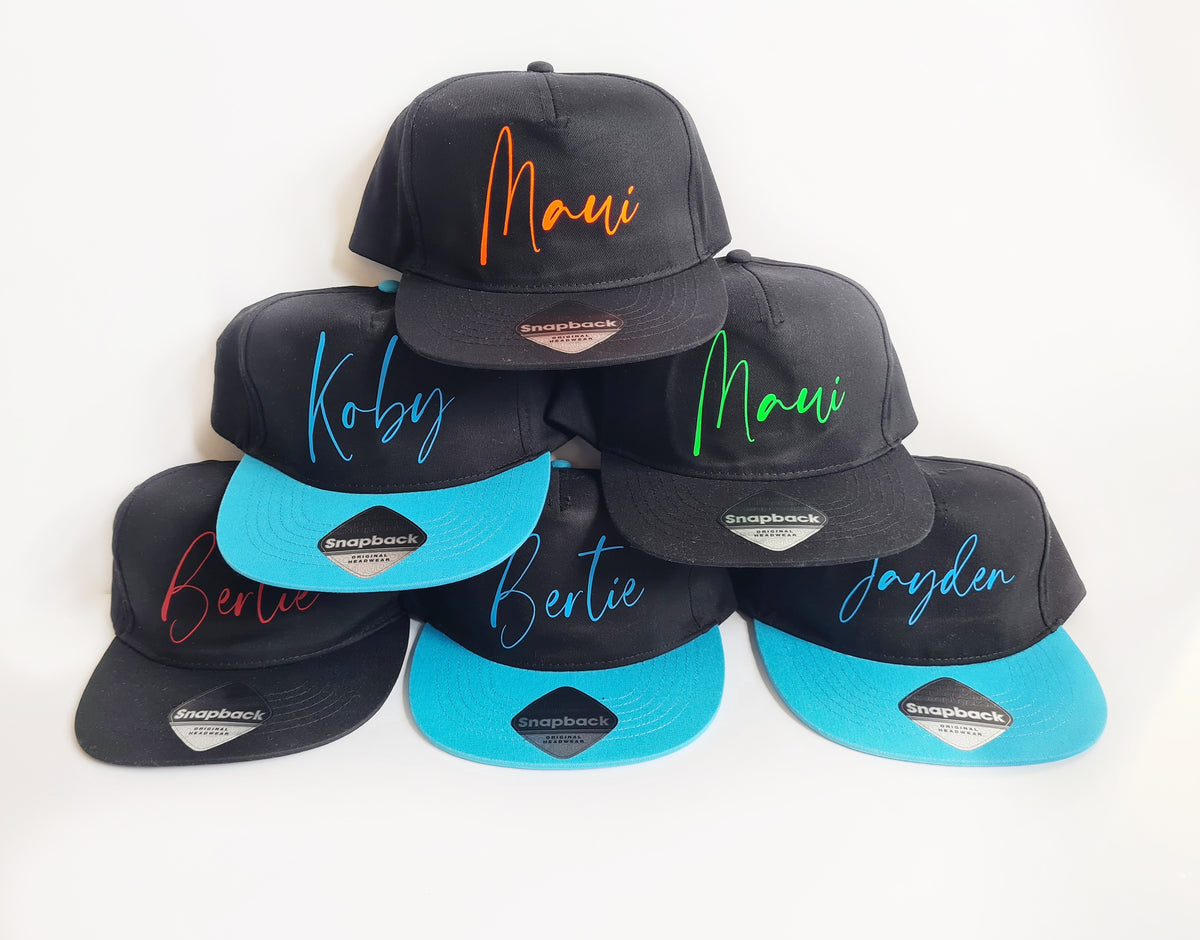 Personalised Snapbacks – Limitless Embroidery & Printing